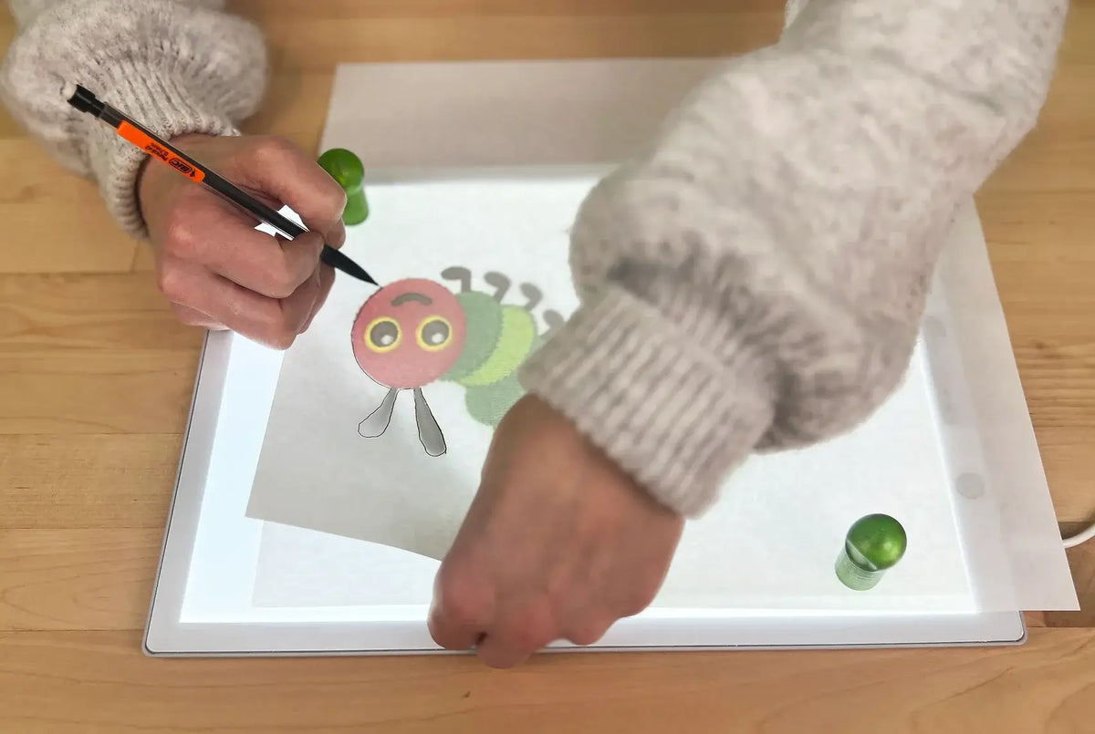 Cutterpillar Glow Mini Light Box - Ultra Bright & Light