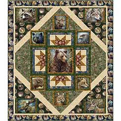 Kit Enchanted Forest Quilt Kit - 69" x 79"