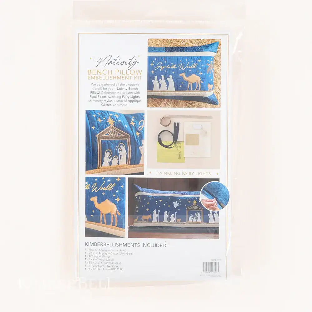 Nativity Bench Pillow Kit - Kimberbell Exclusive