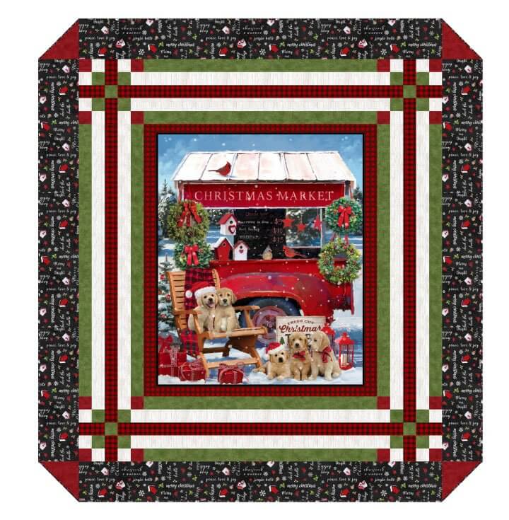 Golden Gifts Quilt Kit - Northcott