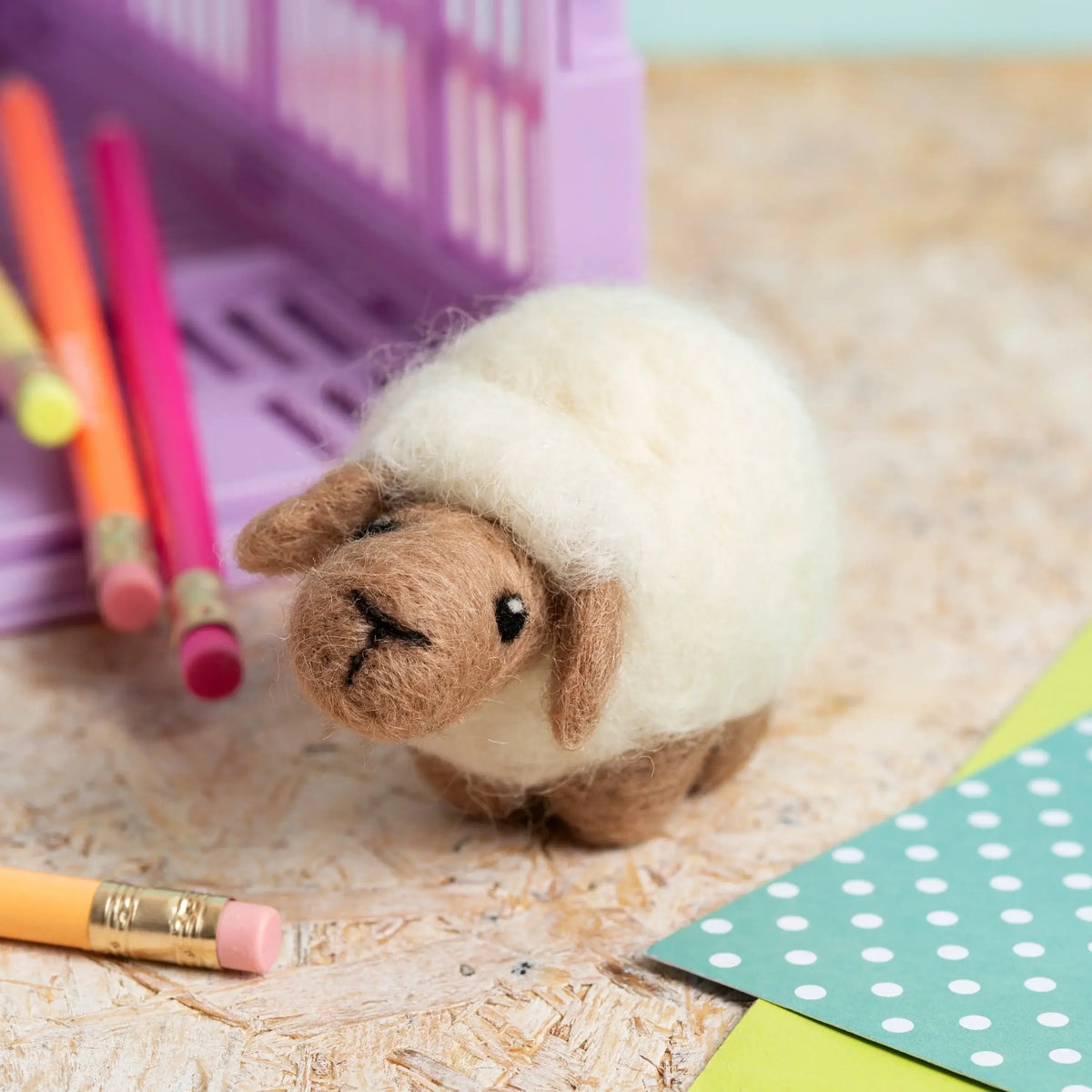 Felting Sheep Mini Needle Felting Kit for Crafters