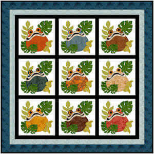 Toadly Froggy Quilt Kit - Create Your Own Throw