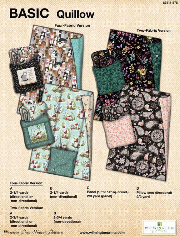 Savor The Gnoment Quillow Kit - Both Pillow and Quilt