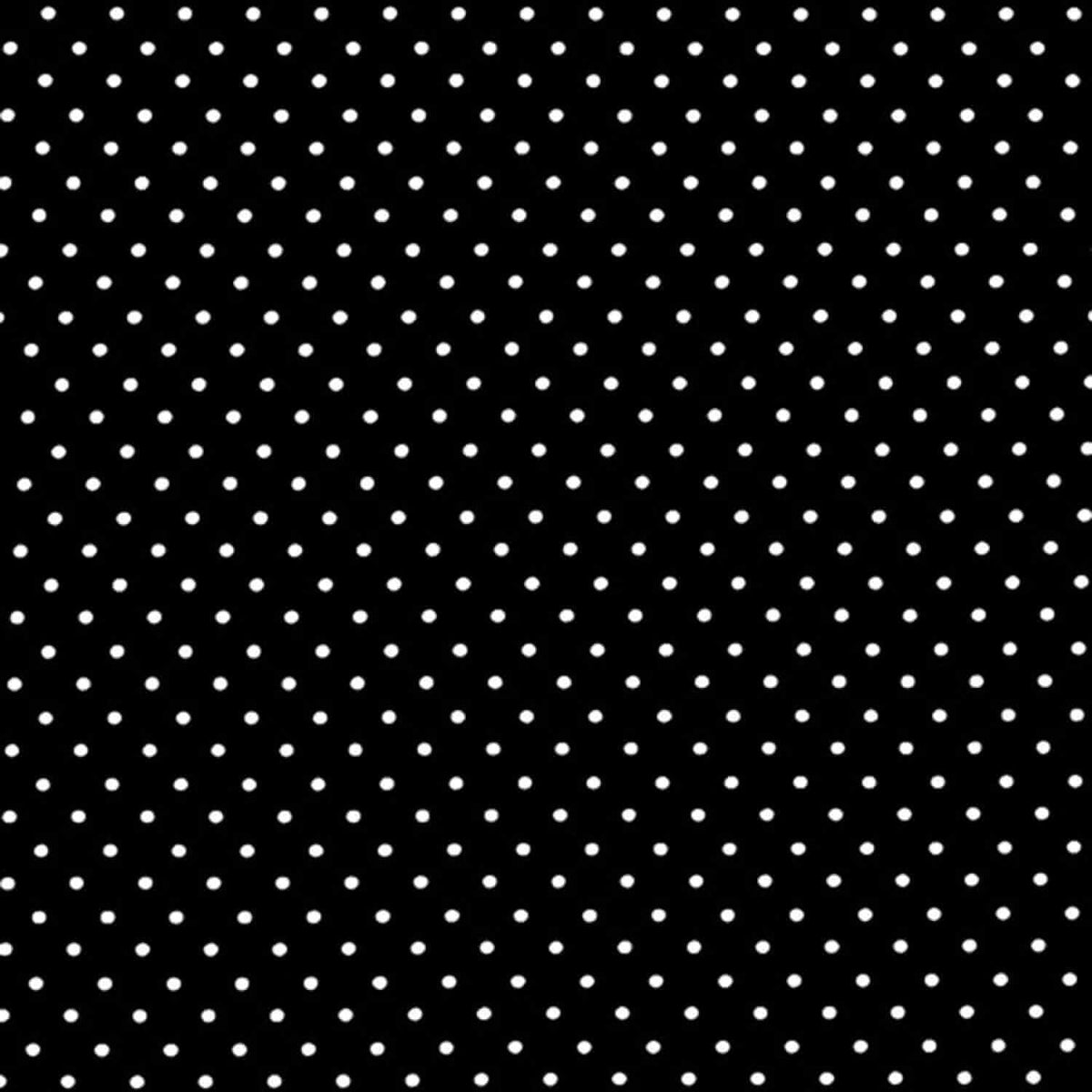 Black Pinhead - 100% Quilt Cotton