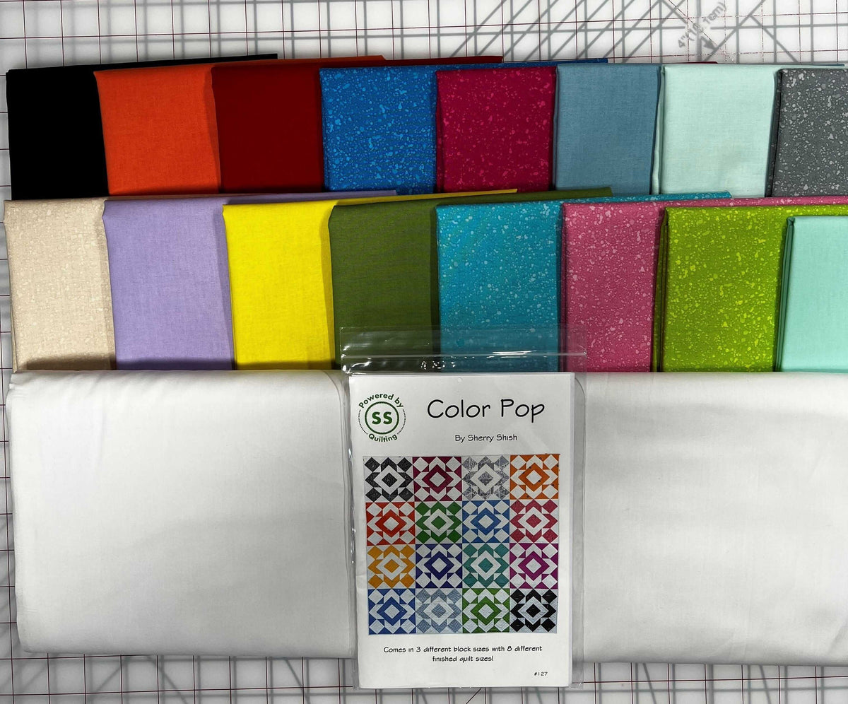 Color Pop Quilt Kit Twin 90 X 90